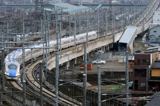 Bientôt un train invisible au Japon