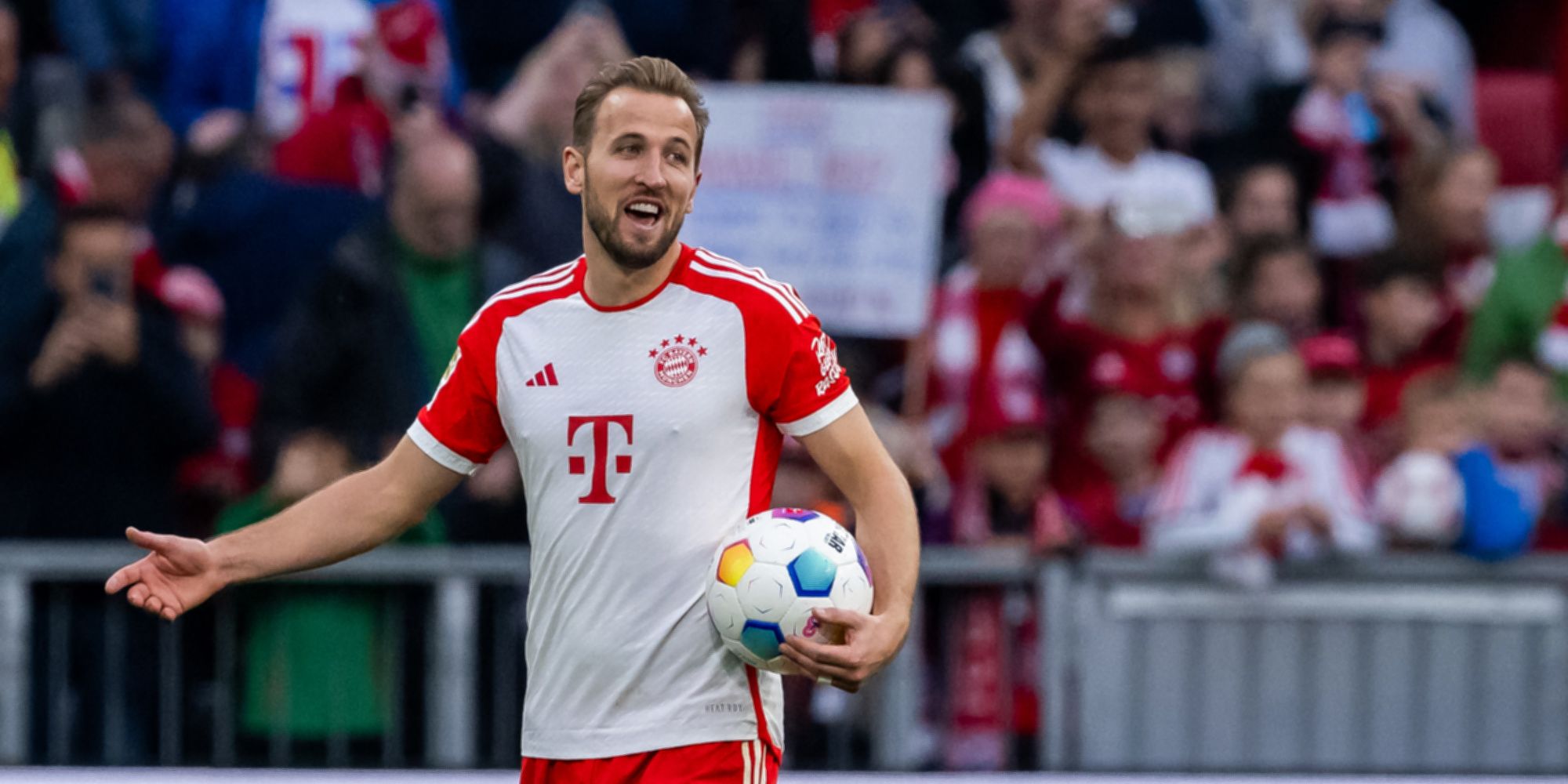 Football : le lob somptueux de 55 mètres marqué par Harry Kane avec le ...