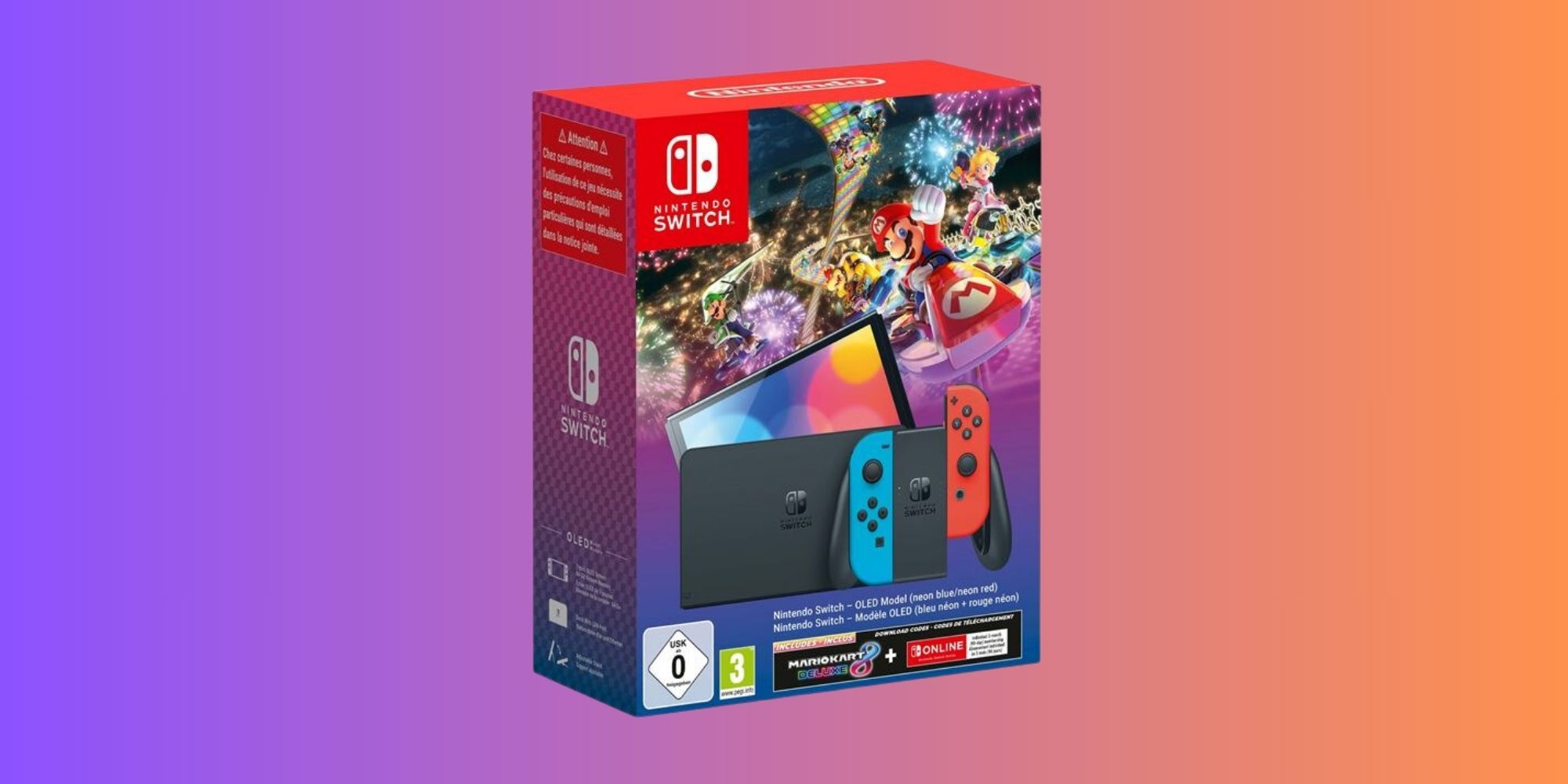 Ce pack Nintendo Switch OLED incluant Mario Kart 8 Deluxe est en ...