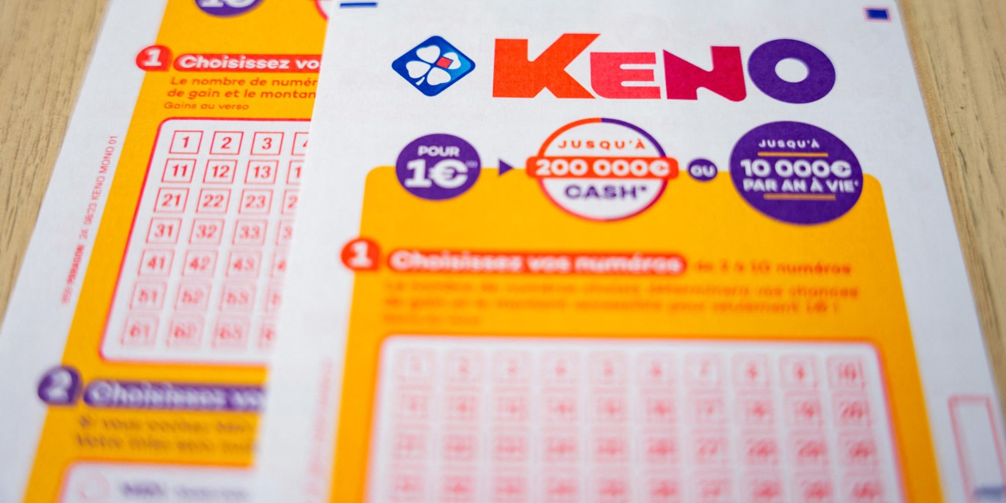 Un couple remporte deux fois 1,8 million d'euros au même tirage du Keno