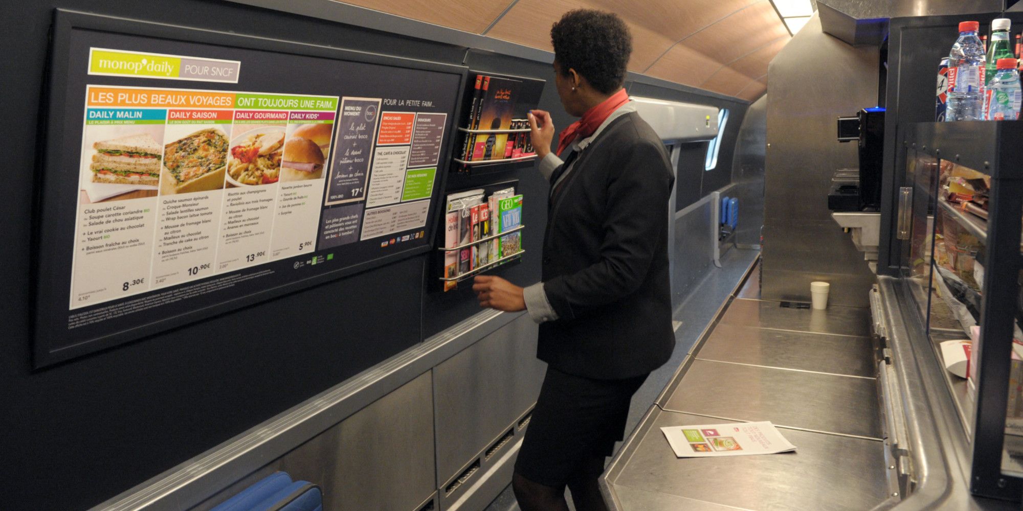 Le bar du TGV proposera deux plats végétariens du chef étoilé Thierry Marx
