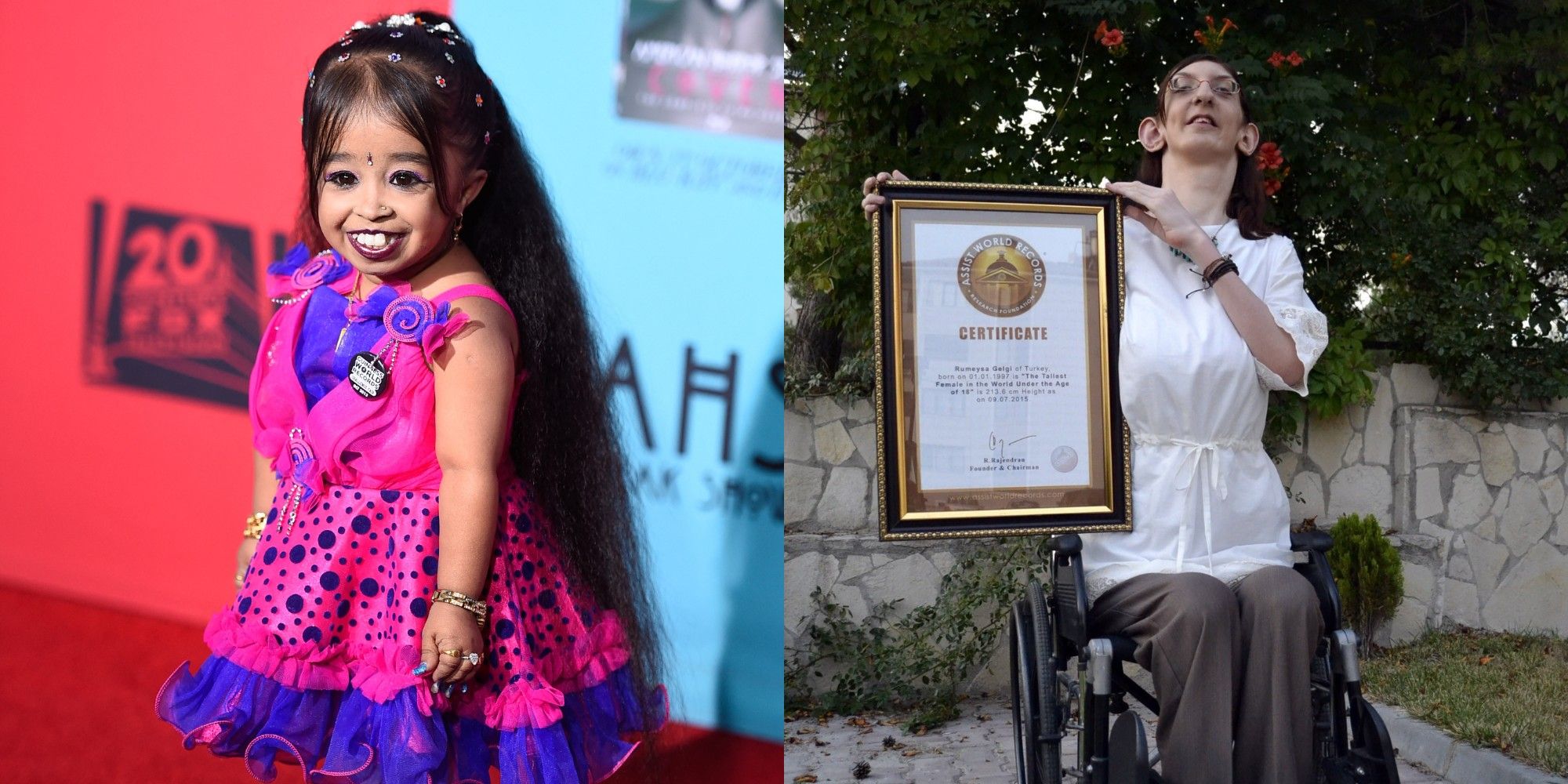 Guinness des records : la femme la plus grande et la plus petite du ...