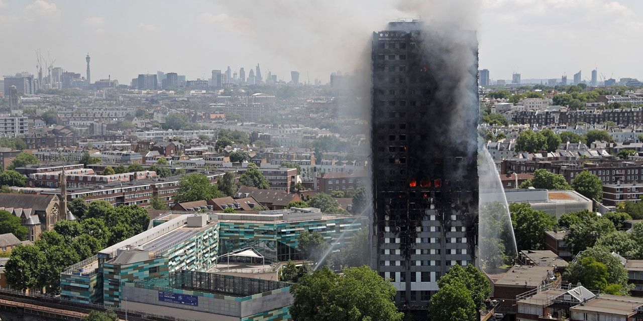 Londres : l'incendie de la tour Grenfell a été le résultat de ...