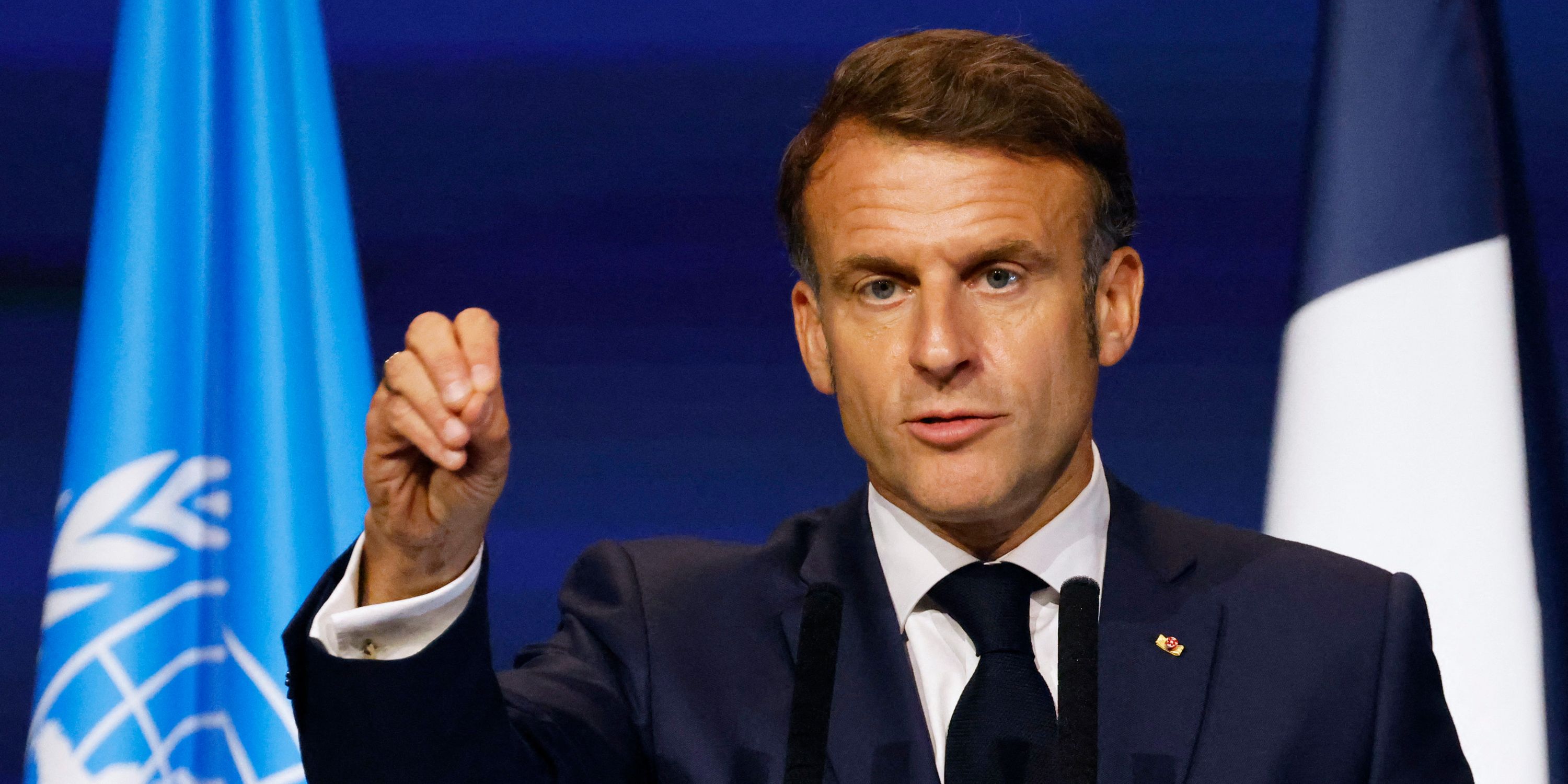 Emmanuel Macron attend les dirigeants du monde à Nice pour un sommet de ...